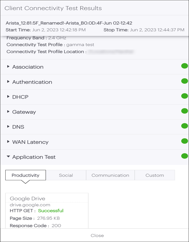 Cloudvision Cue User Guide Client Connectivity Test Using A Multi